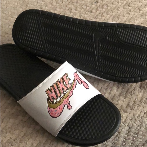 Nike | Shoes | Custom Nike Slides | Poshmark